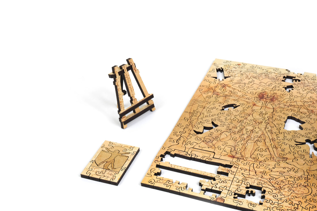 Pieces Of Masters - Da Vinci ｜ Hellofish Wooden Puzzle